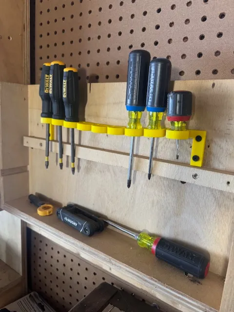 Screwdriver Holder by PBPopcorn MakerWorld: Download Free 3D Models