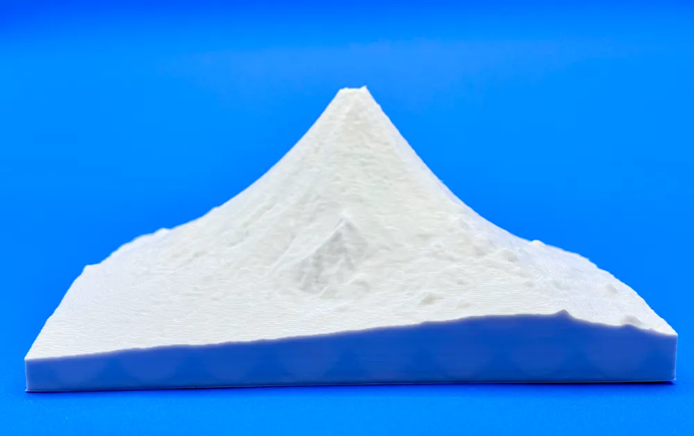 Topographic Map of Mount Fuji - 6.3x6.3in by kyleolsondesign - MakerWorld