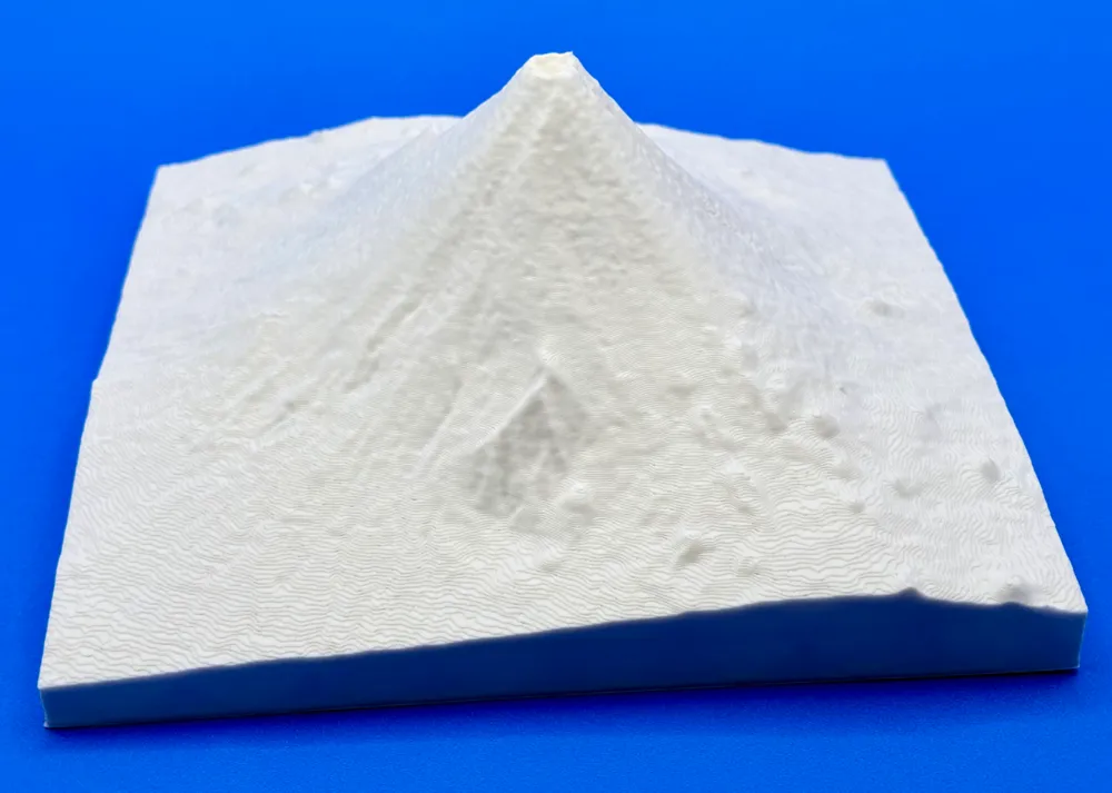 Topographic Map of Mount Fuji - 6.3x6.3in by kyleolsondesign - MakerWorld