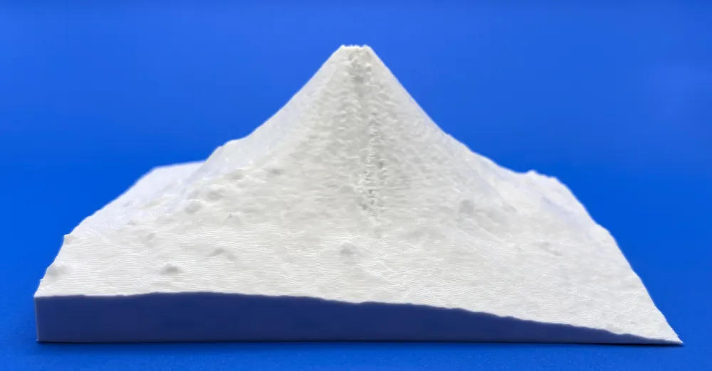 Topographic Map of Mount Fuji - 6.3x6.3in by kyleolsondesign - MakerWorld