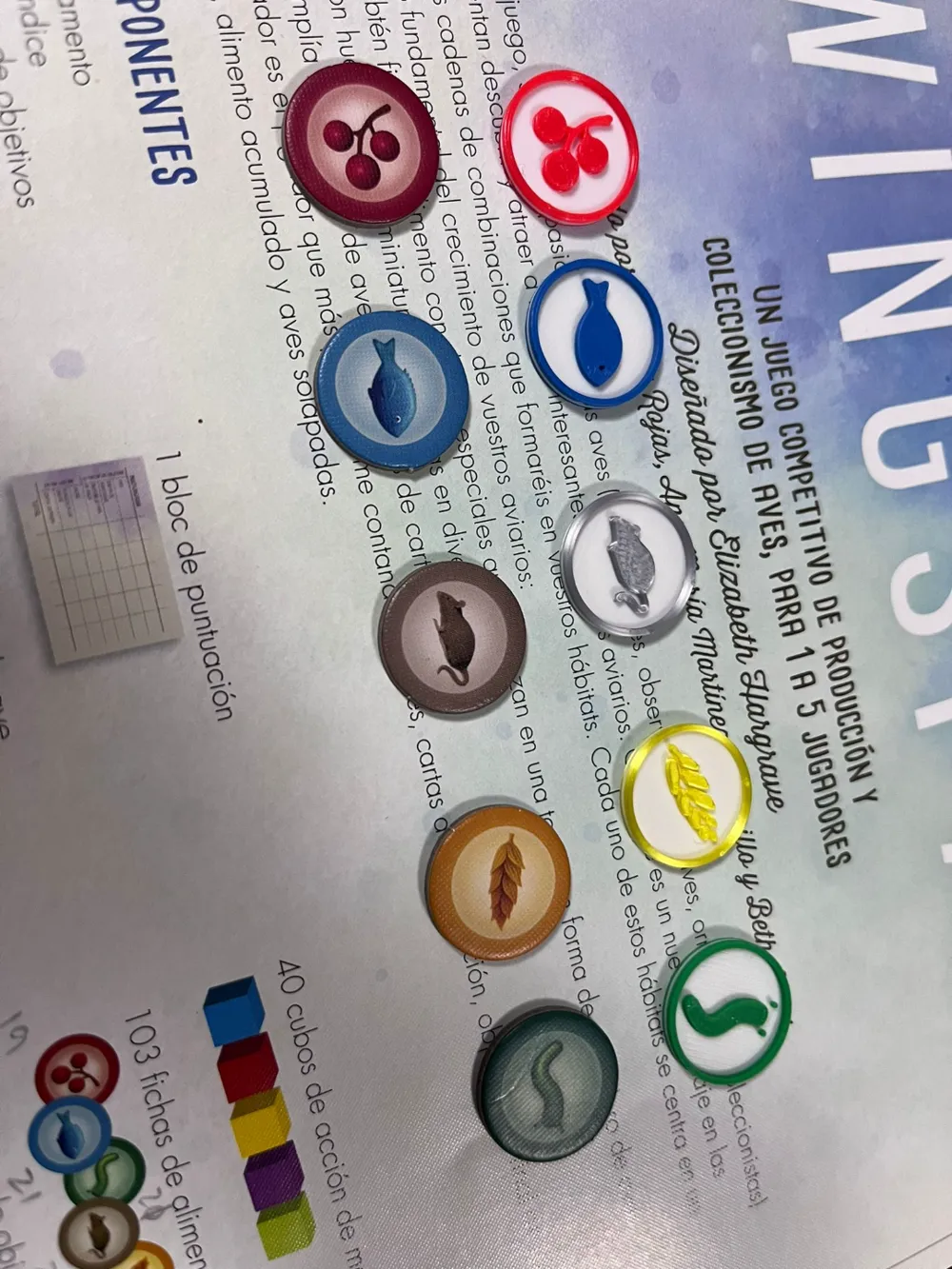 WINGSPAN Food Tokens by OSCAR CAMESELLE - MakerWorld