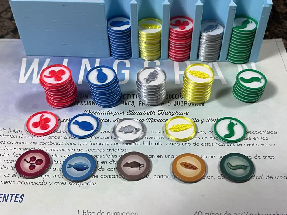 WINGSPAN Food Tokens by OSCAR CAMESELLE - MakerWorld