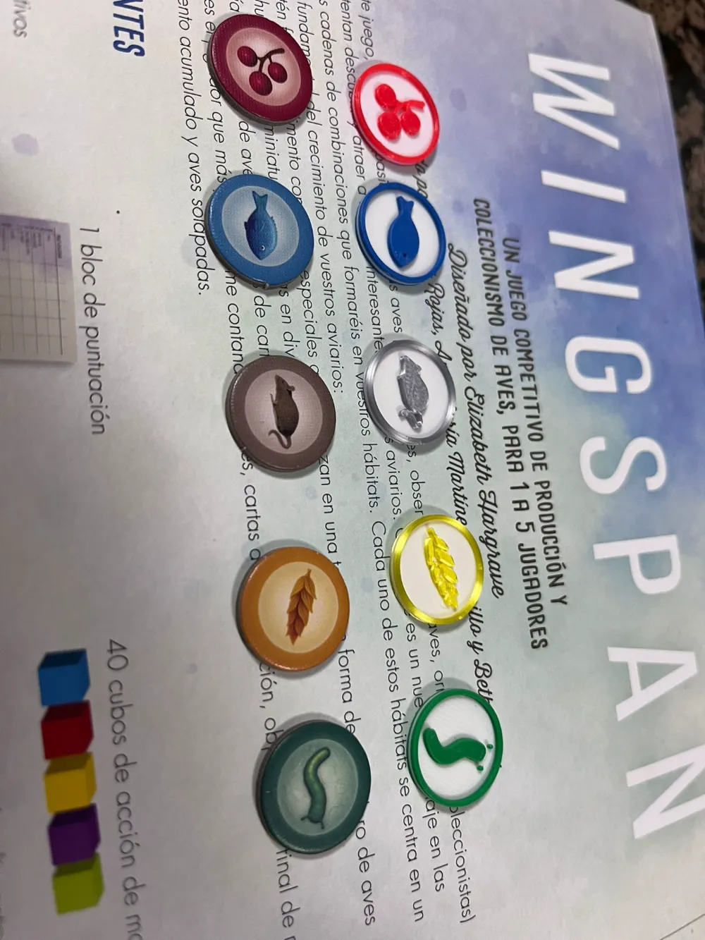 WINGSPAN Food Tokens by OSCAR CAMESELLE - MakerWorld