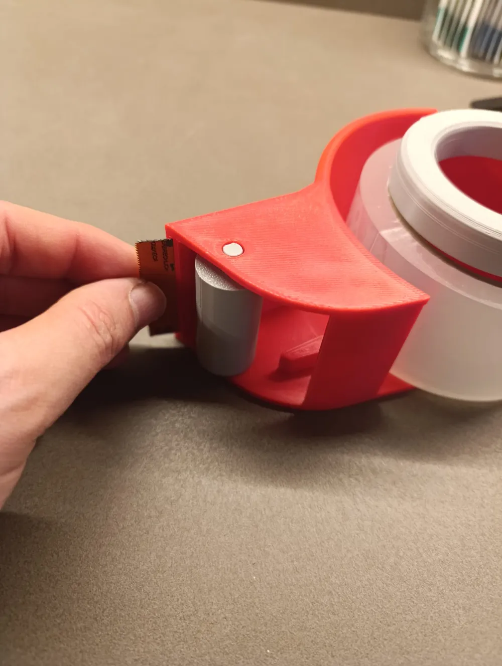 Handy Packing Tape Dispenser with blade by Daxjim MakerWorld: Download ...