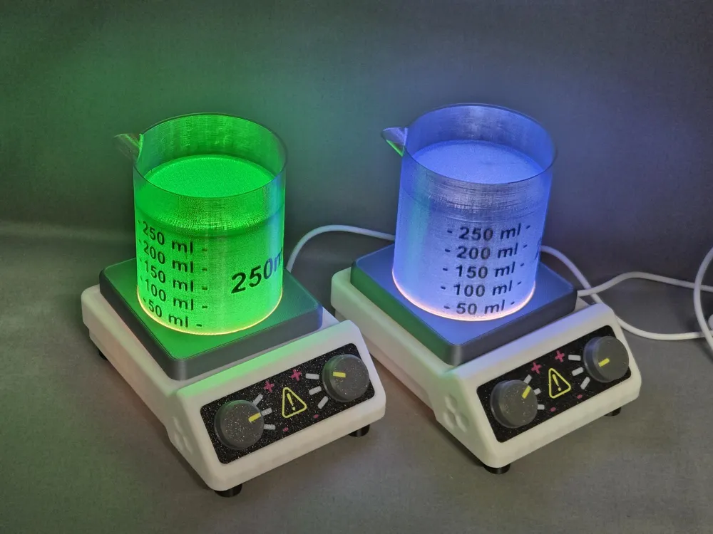 Stir Plate and Beaker Lamp by WhispersofLiterati MakerWorld: Download ...