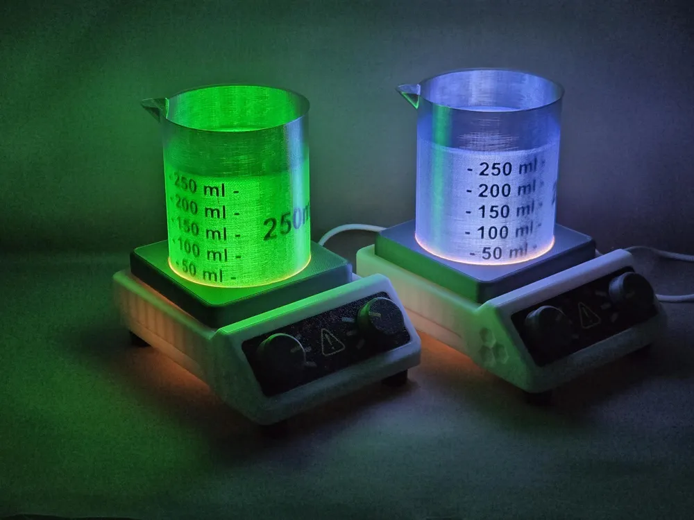 Stir Plate and Beaker Lamp by WhispersofLiterati MakerWorld: Download ...