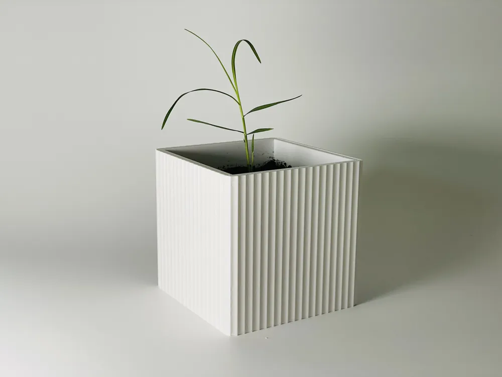 Classic Square Planter 100mm/Inner and Outer Pots Separable/Pot Set by ...