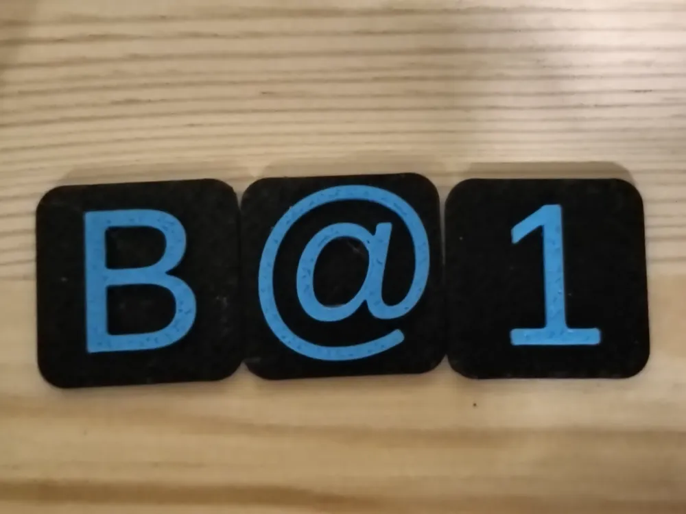 Alphabet letters, numbers & symbols on rounded box by erbedo MakerWorld ...