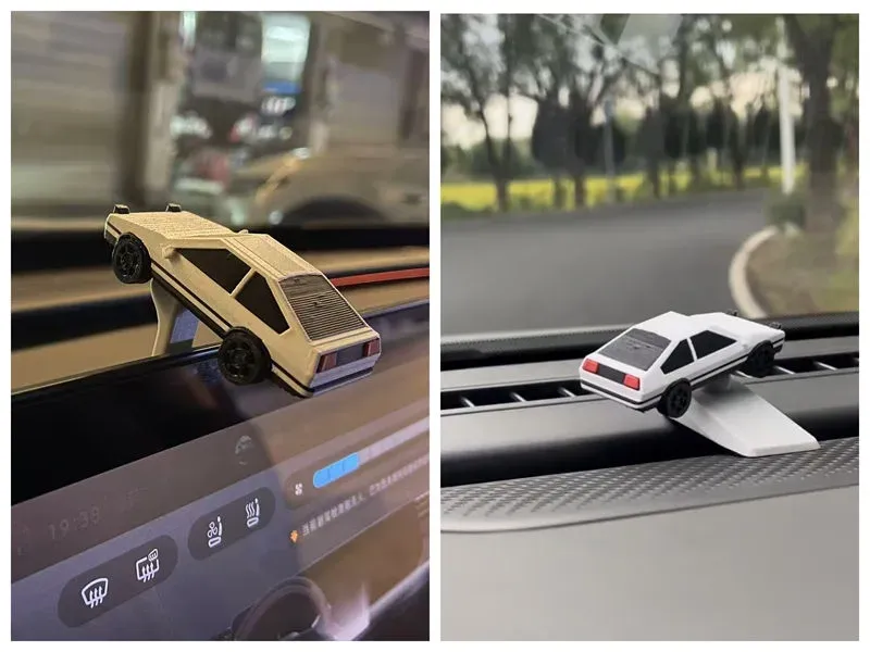 Inertia Drifting Car Ornament for Car Interior - Free 3D Print Model ...