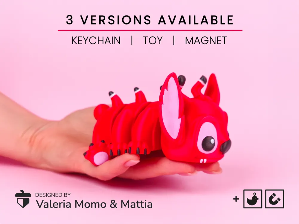 Niedlicher, beweglich Flexi Leroy (Lilo & Stitch Film) von Valeria Momo ...