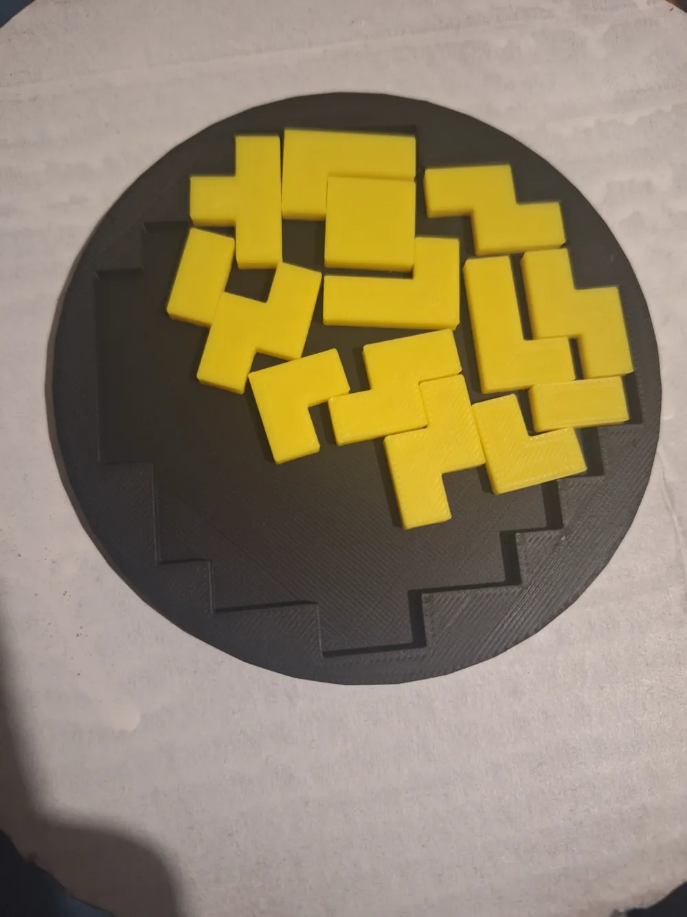 Tetris style circular puzzle by Slasher_Dib - MakerWorld