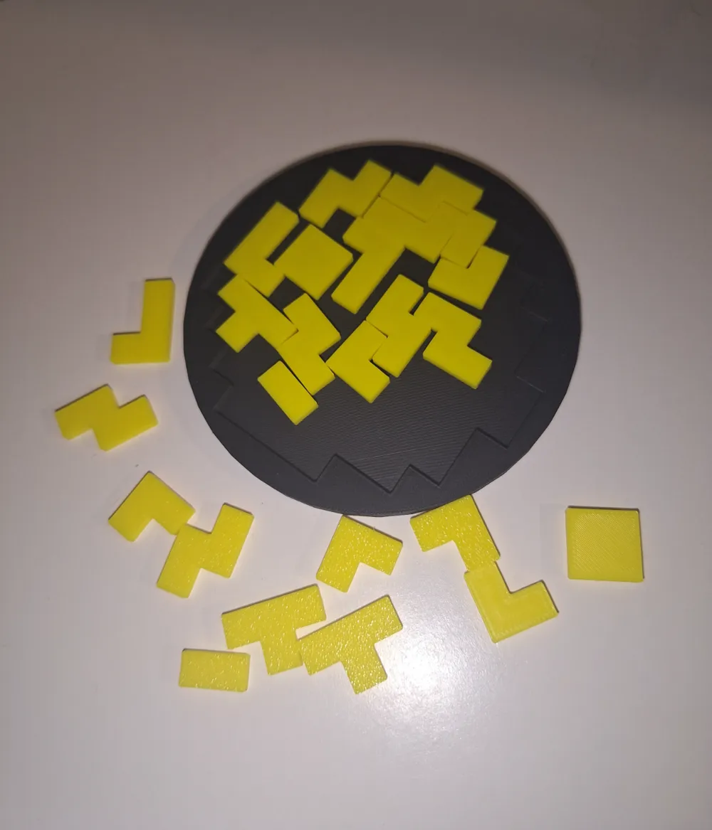Tetris style circular puzzle by Slasher_Dib - MakerWorld