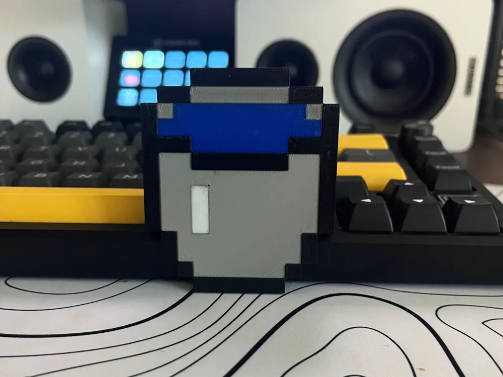 Minecraft water bucket by marshvz99 - MakerWorld