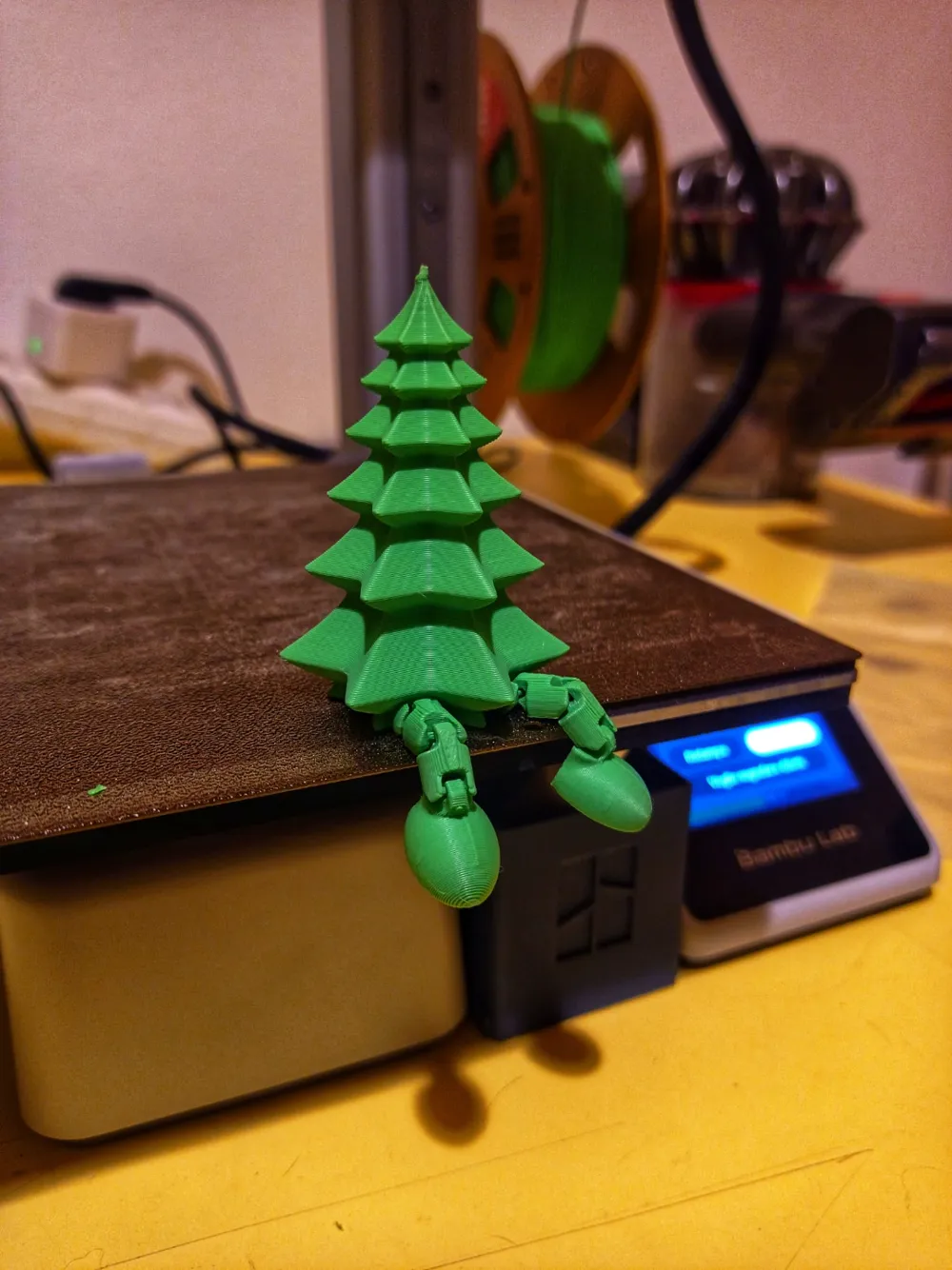 Christmas tree with legs jointed Remixed by Printopya MakerWorld ...