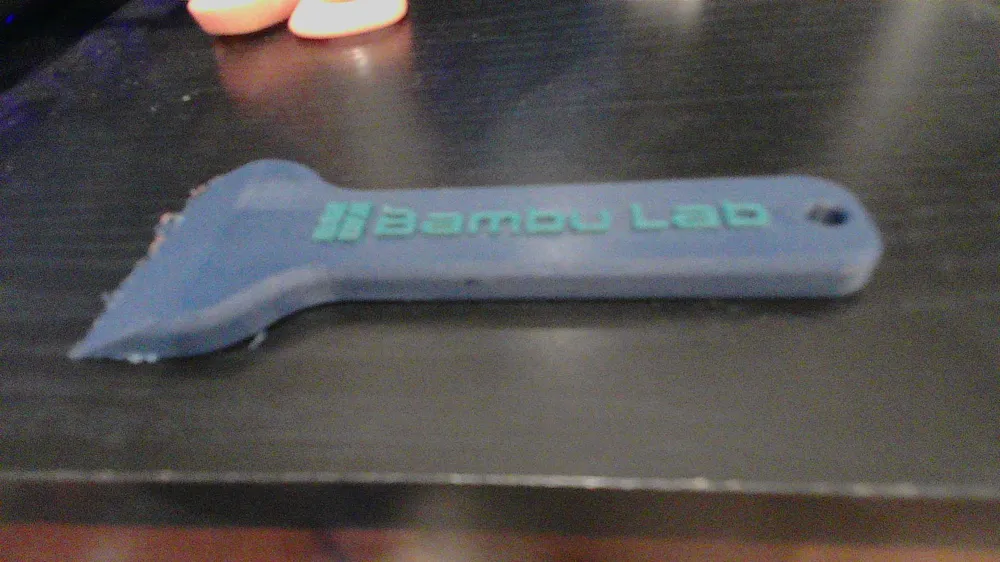 Scraper: Bambu Lab (1-piece fully 3D printed) Remixed by BlueBamboo ...