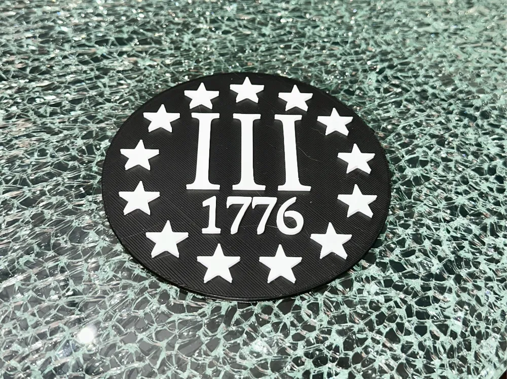 Round III 1776 Logo by Sigrunner MakerWorld: Download Free 3D Models