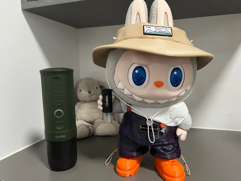 Labubu (FALL IN WILD) Outin Coffee Cup - 40CM Tall (Full Machine ...