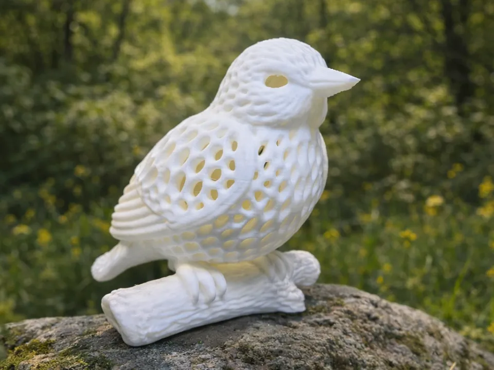 Voronoi Bird | Modern Design Decor - Free 3D Print Model - MakerWorld