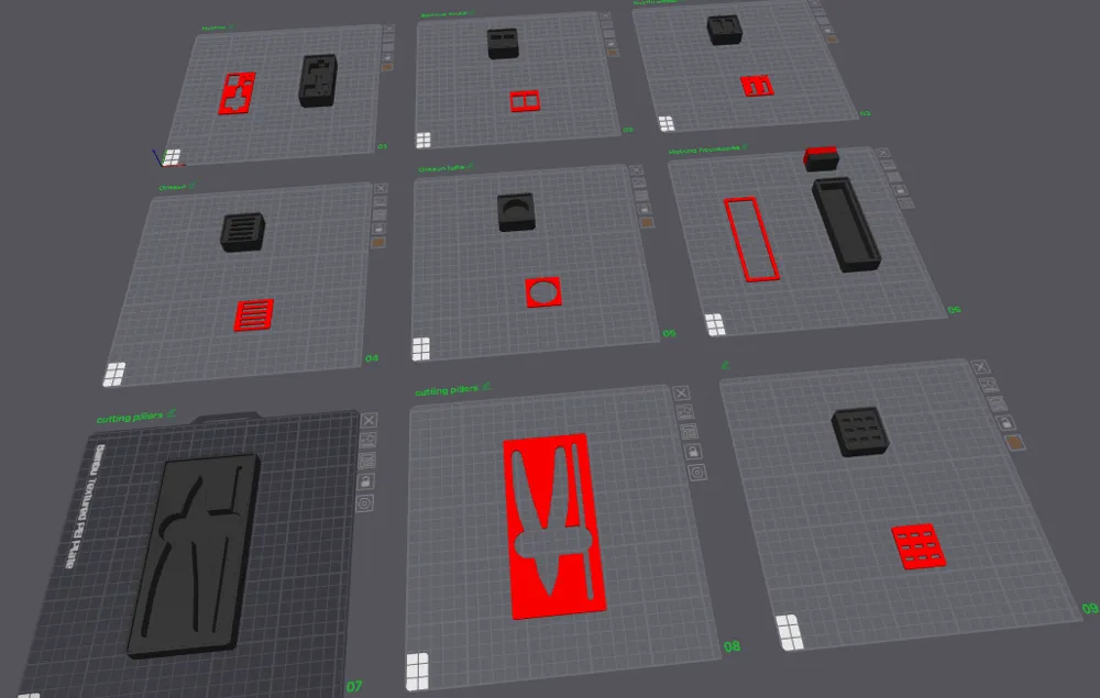 Gridfinity Printer Tools Organize Box without AMS by RP-Design ...