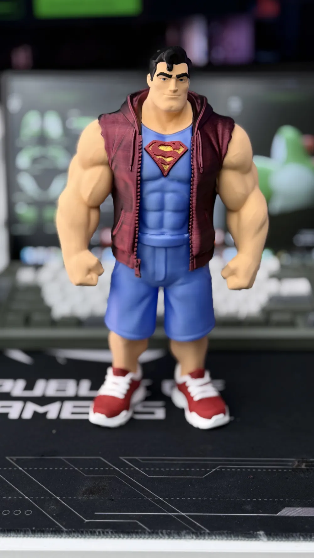 Pumping Super Man Urban Liega - Free 3D Print Model - MakerWorld