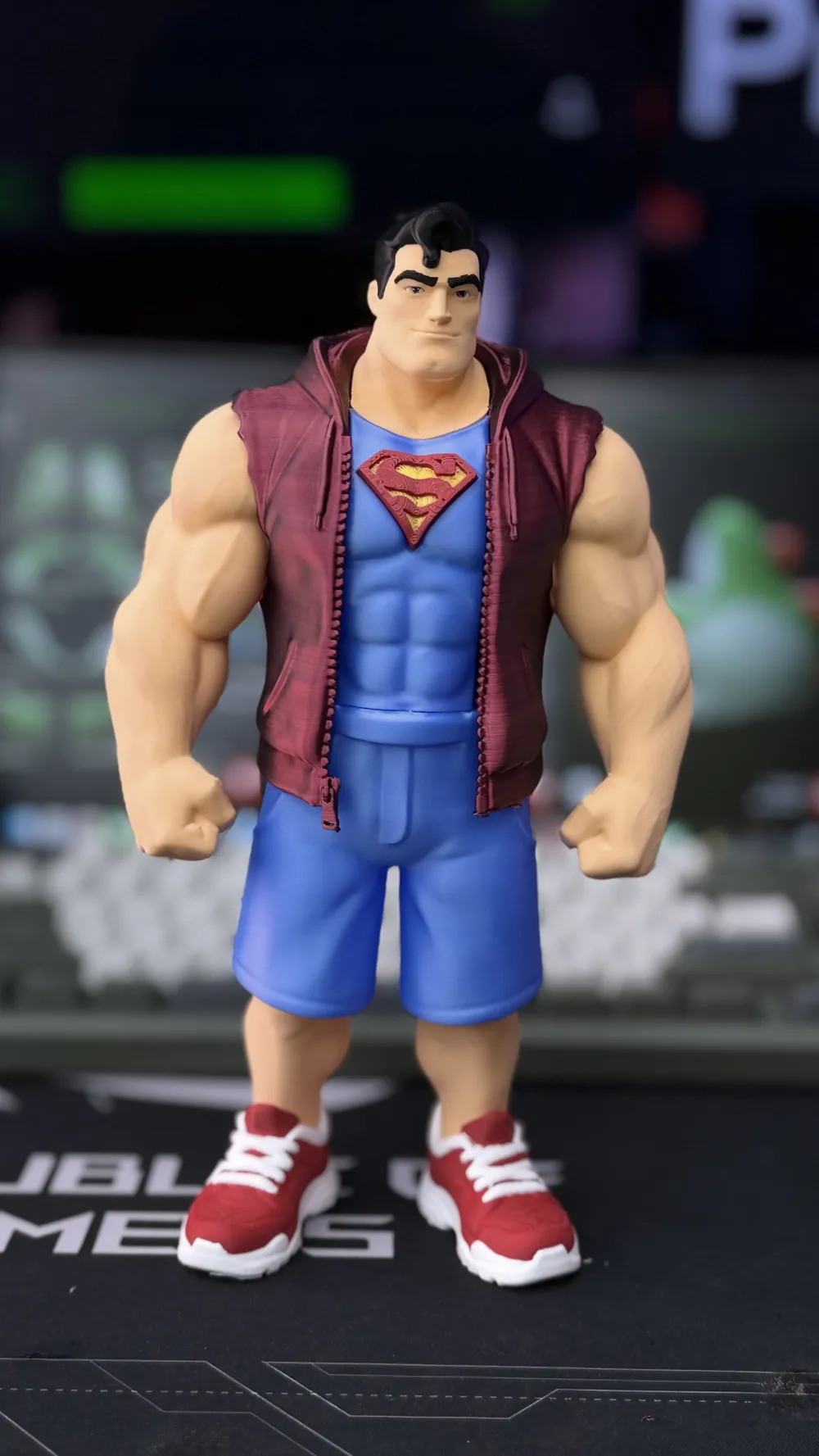Pumping Super Man Urban Liega - Free 3D Print Model - MakerWorld
