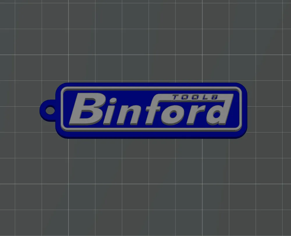 Binford Tools Keychain - Two Color Filament Swap at Layer Height (No ...