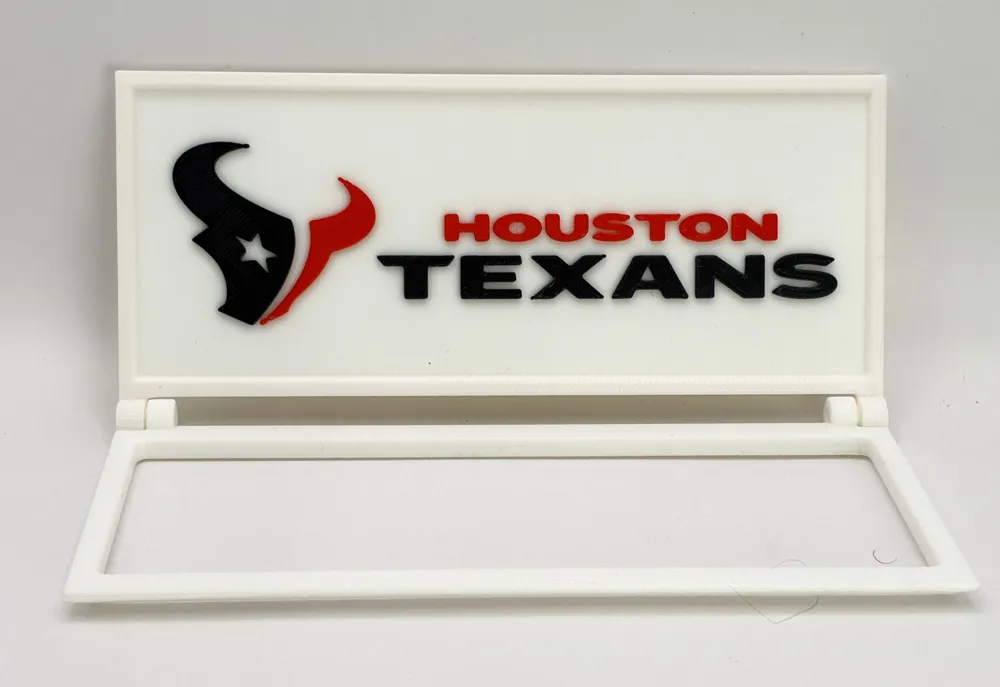 Lid- Houston Texans NFL football toolbox desk pen - Free 3D Print Model ...