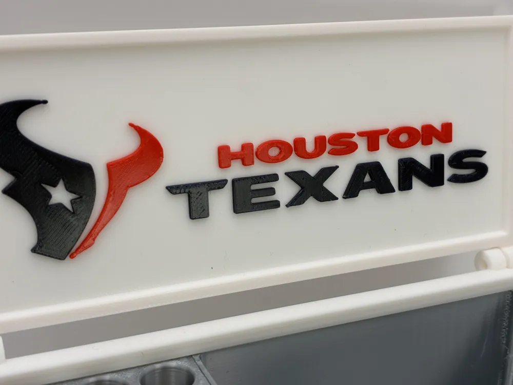 Lid- Houston Texans NFL football toolbox desk pen - Free 3D Print Model ...