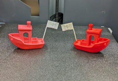 Benchy Flag with Bambu Logo by t147caddy - MakerWorld