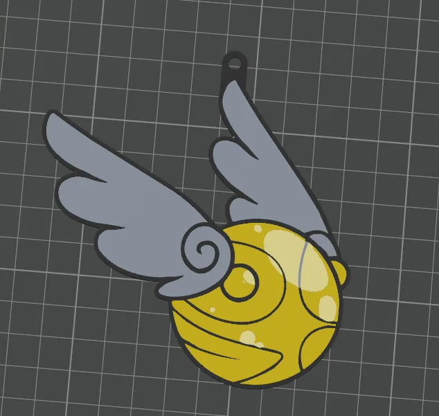 keychain harry potter Golden Snitch by Bobowito MakerWorld: Download ...
