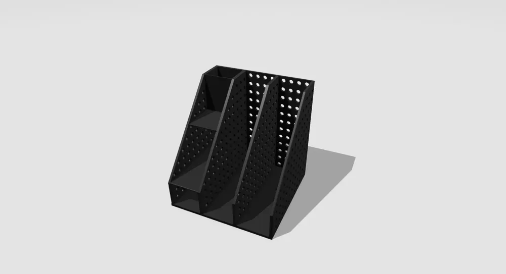Functional Compartmentalized File Rack by 是说 - MakerWorld