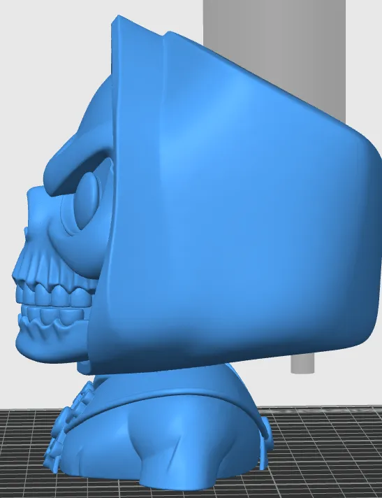 Skeletor funko version planter pot single color by Tony_Zomby ...
