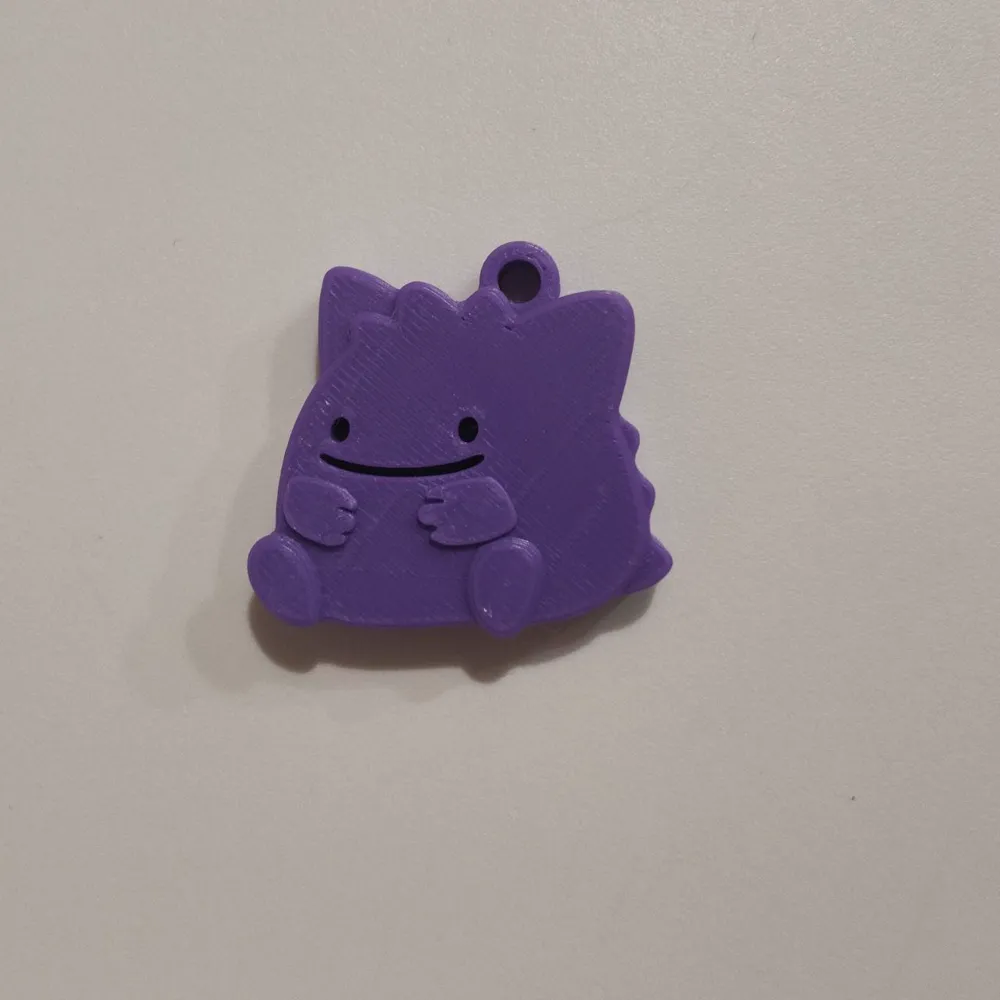 Ditto Gengar cutie keychain v2 by GIANO - MakerWorld