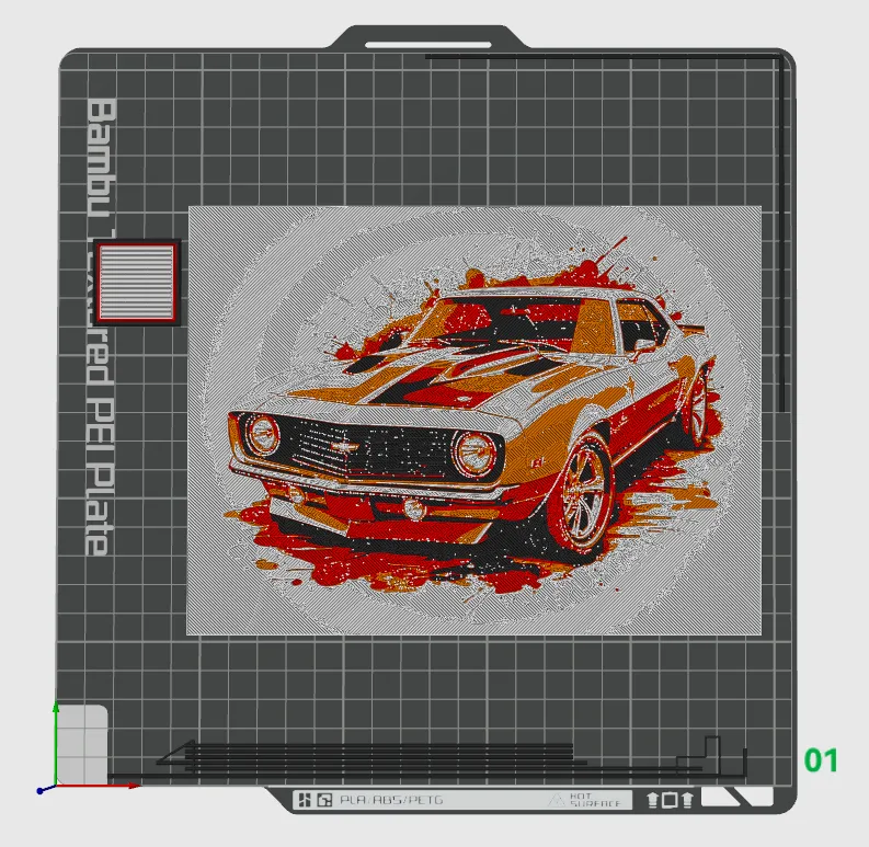 Hueforge artwork - Muscle Cars - 1969 Chevrolet Camaro ZL1 by ...