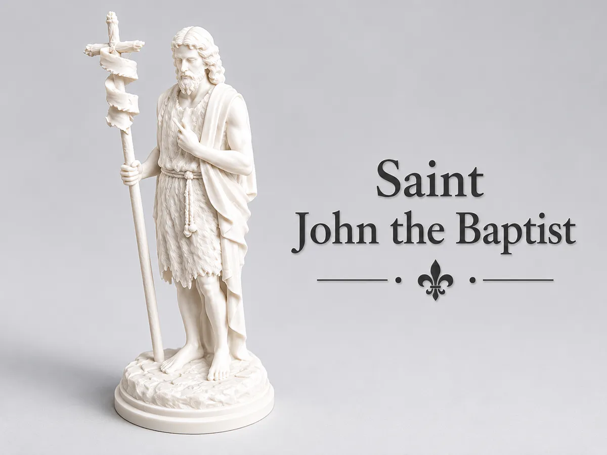 St John the Baptist (Baptism and Converts) - Free 3D Print Model ...