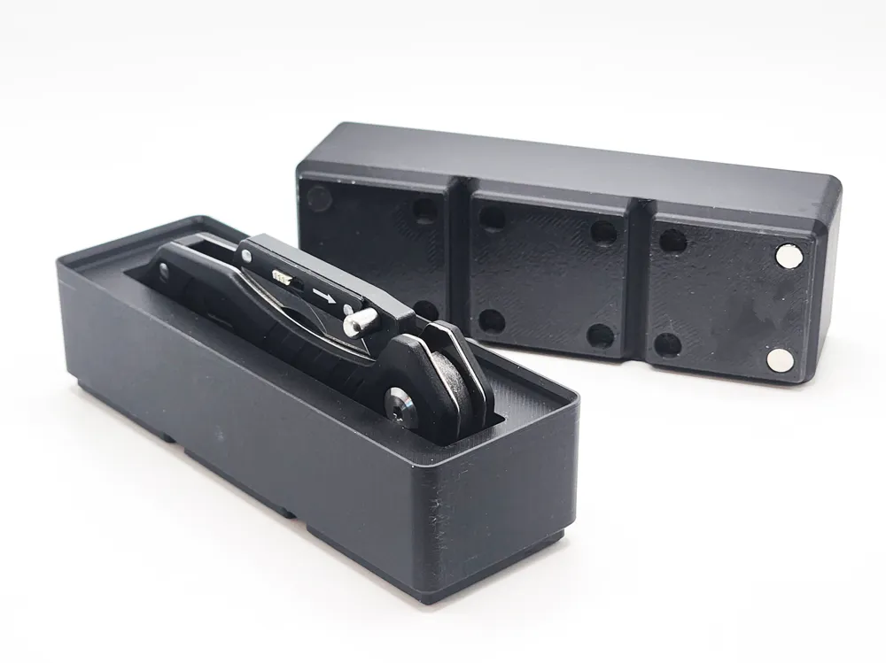 Gridfinity Folding Utility Knife Holder by jaminv MakerWorld: Download ...