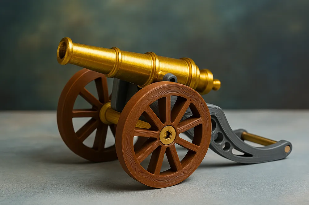 Mini Cannon, Maximum Impact by Upcrid MakerWorld: Download Free 3D Models