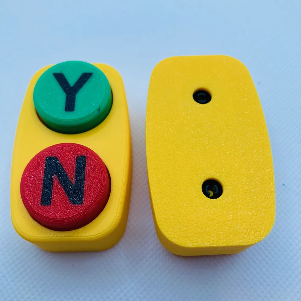 Bluey Yes No Clicker Button Fidget (~1 hour print) - Free 3D Print ...
