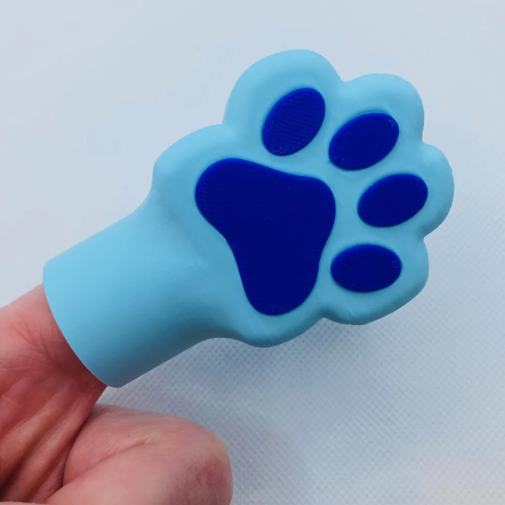Bluey Yes No Clicker Button Fidget (~1 hour print) - Free 3D Print ...