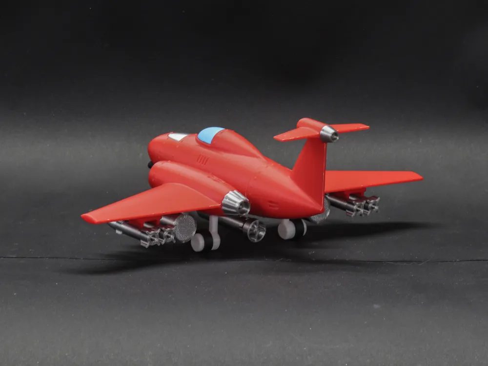 Jet Fighter Assembly Model (pre-plated, articulated) by 虾七八想 MakerWorld ...
