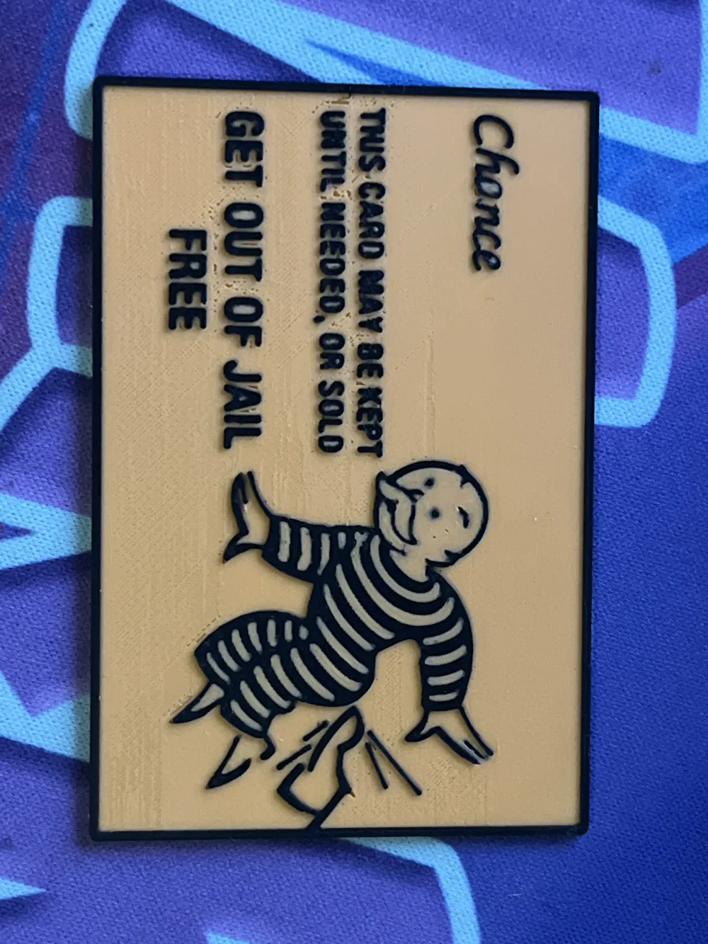 Get Out of Jail Free Chance Card from Monopoly by Richarrrd MakerWorld ...