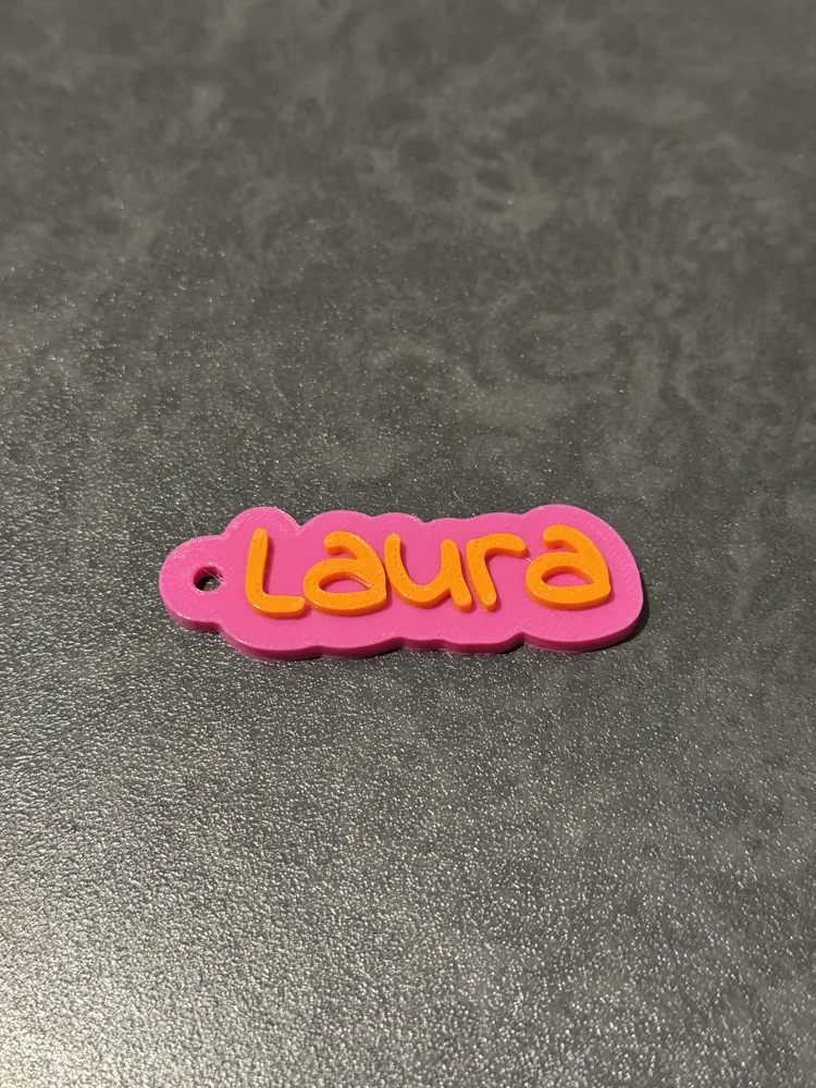 Laura Keychain - Laura Keyring by Chris3Dprint MakerWorld: Download ...