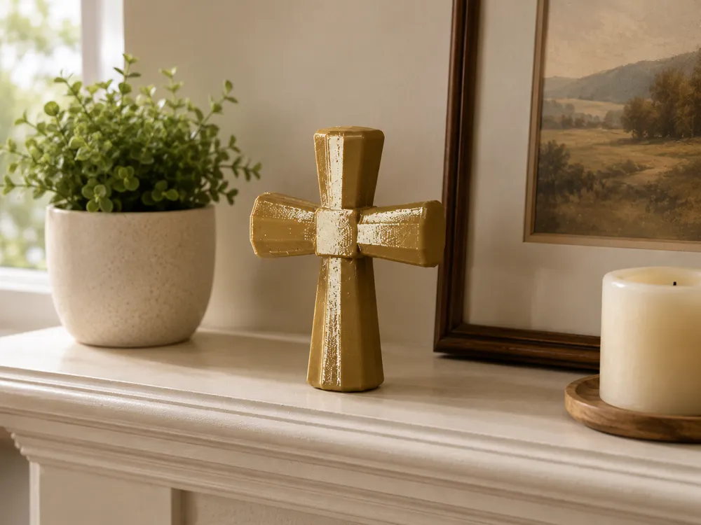Decorative Christian Cross - Free 3D Print Model - MakerWorld
