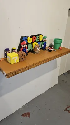 Super Mario Brick shelf cover by Tommy Gun MakerWorld: Download Free 3D ...