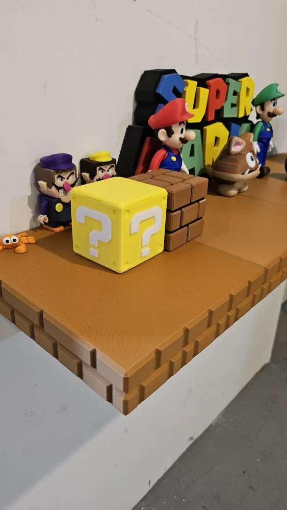 Super Mario Brick shelf cover by Tommy Gun MakerWorld: Download Free 3D ...