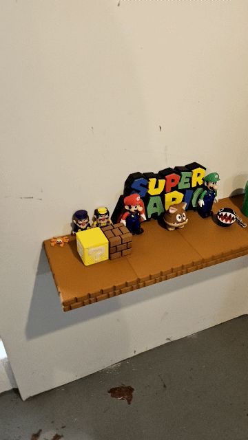 Super Mario Brick shelf cover by Tommy Gun MakerWorld: Download Free 3D ...