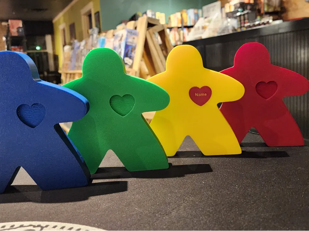 Valentine Meeple by BrandonBlaq - MakerWorld