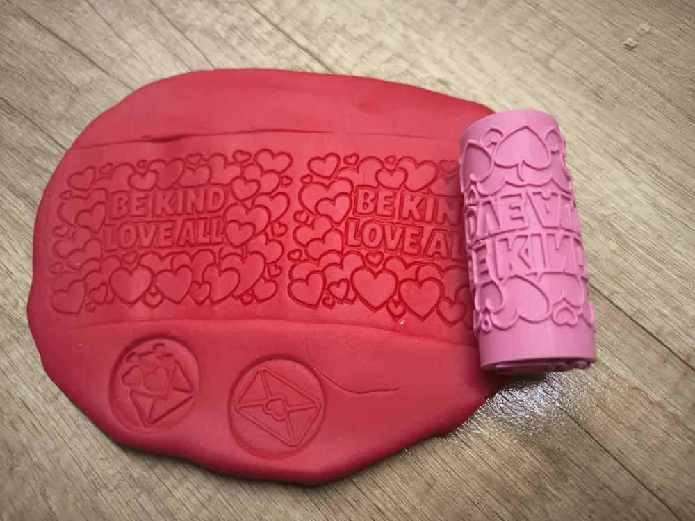 Rodillo de plastilina de San Valentín - Modelo de impresión 3D gratuito ...