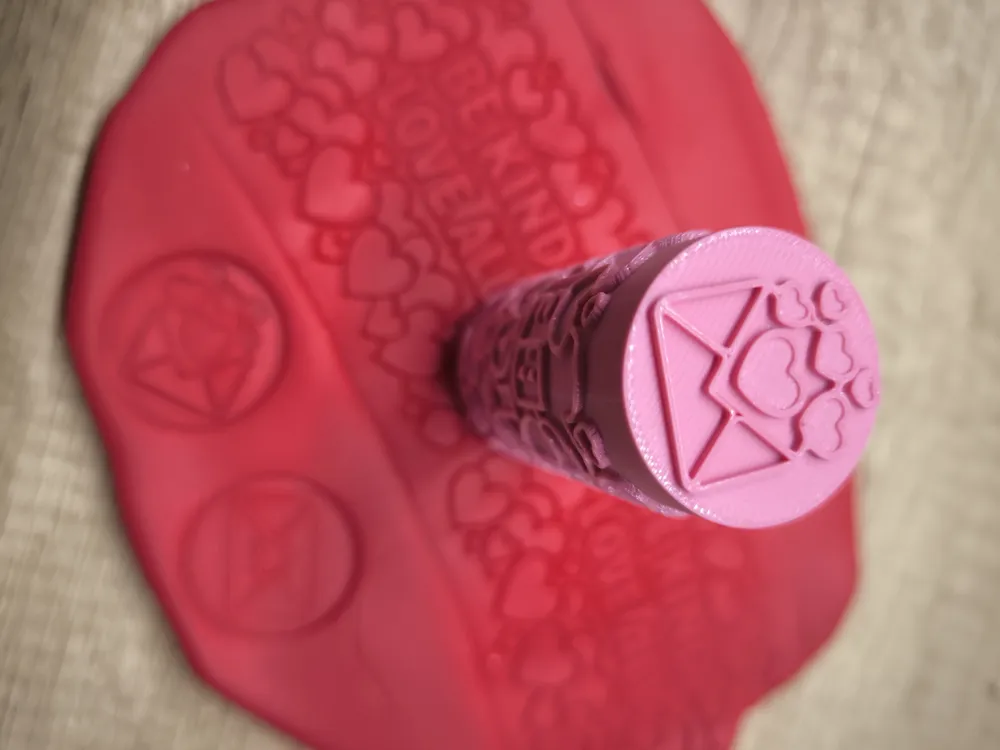 Rodillo de plastilina de San Valentín - Modelo de impresión 3D gratuito ...