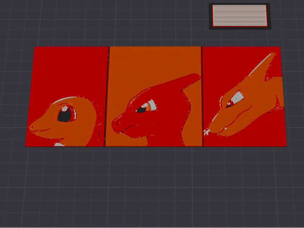 HueForge Charizard evolution Charmander Pokemon by Alessandro Licari ...